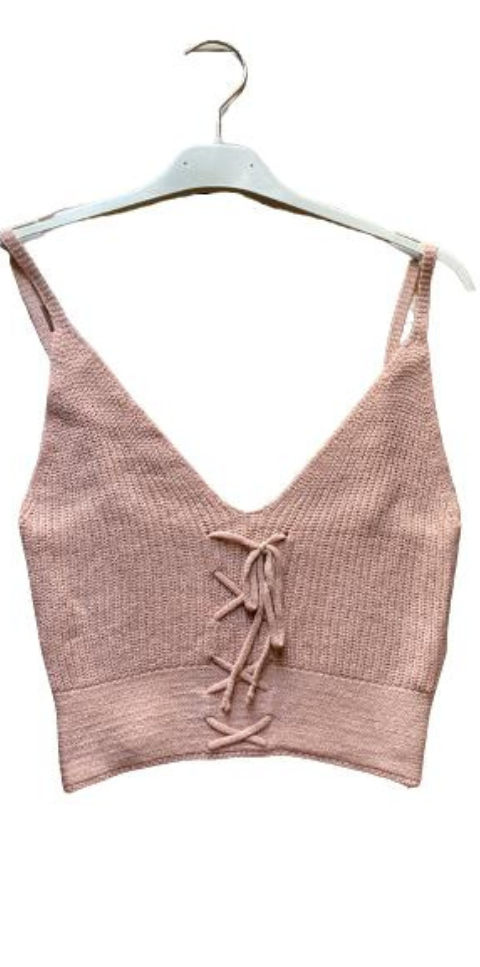 Top hilo rosa - Hoppas | Moda online